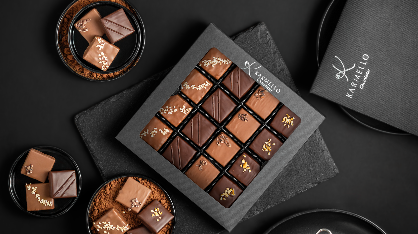 Karmello Chocolate. Unbox your emotions.