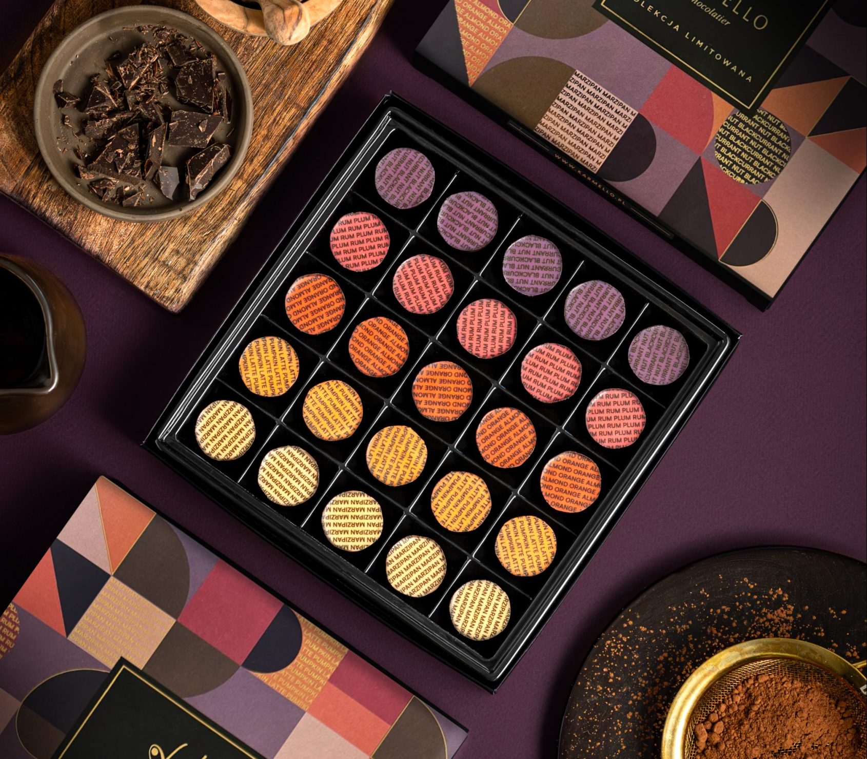 Karmello Chocolate. Unbox your emotions.